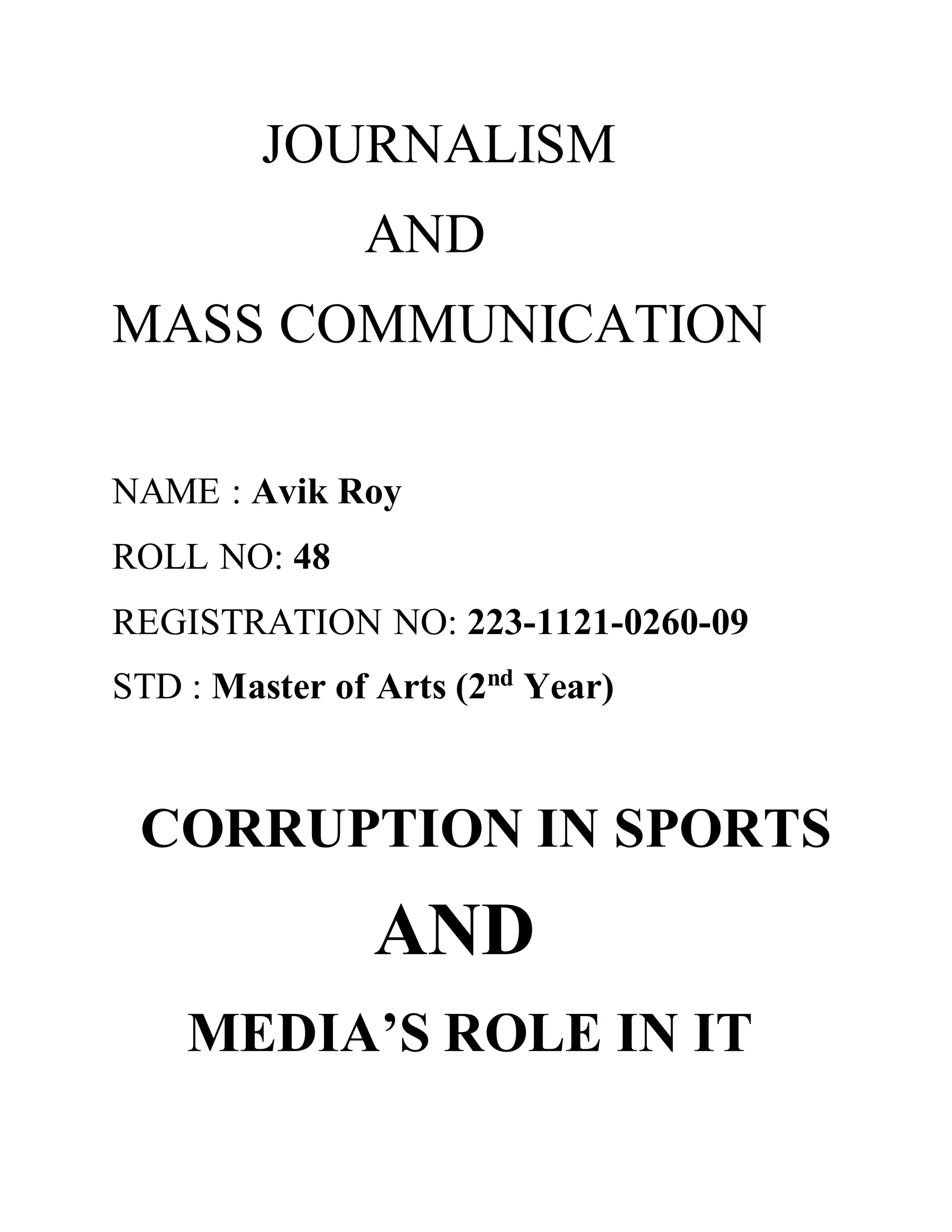 JOURNALISM PDF JOURNALISM PDF