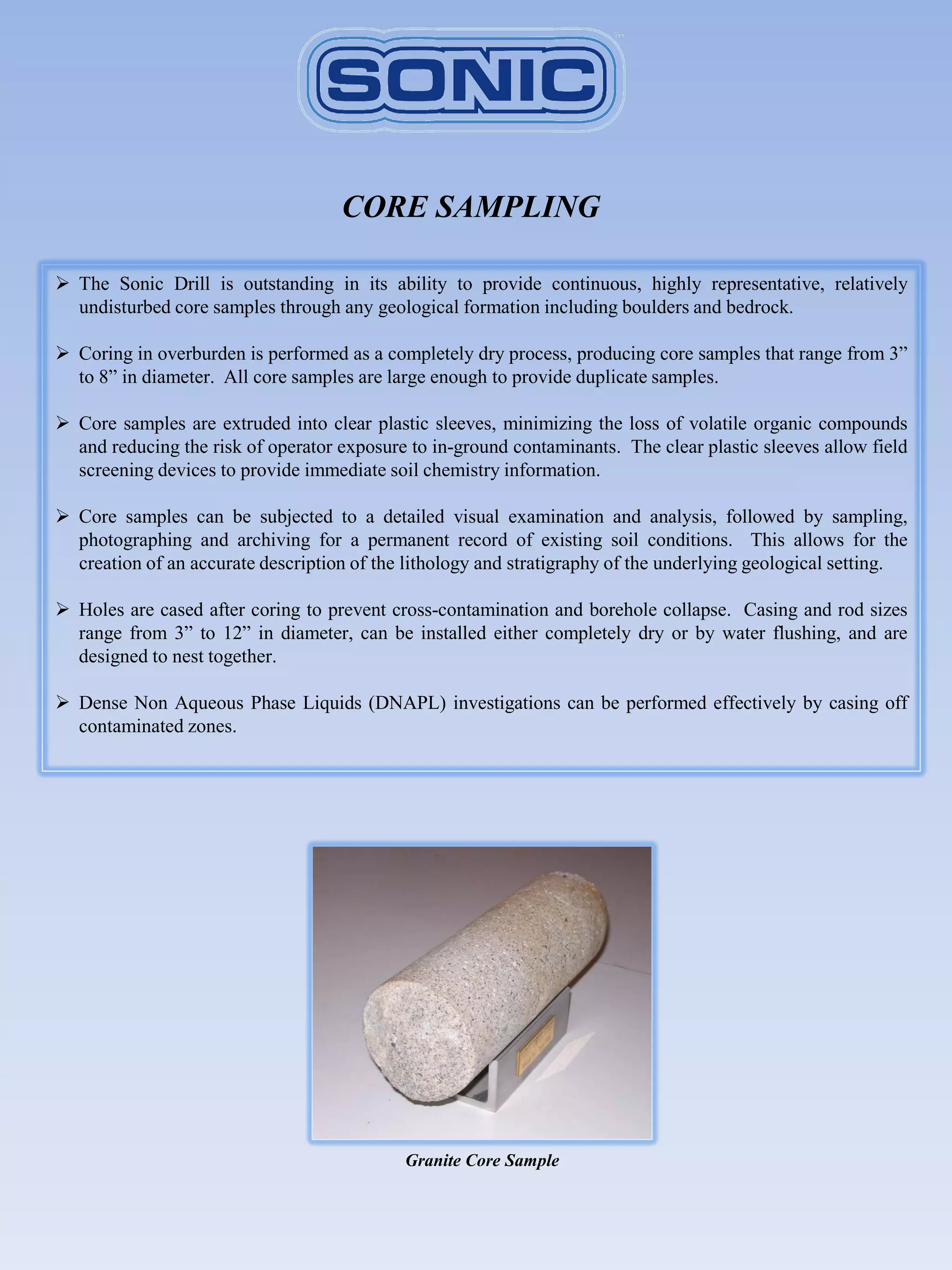 Sonic Drilling Ltd Presentation | PDF