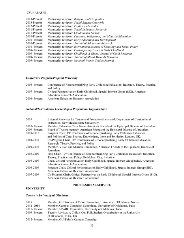 Janette Habashi CV | PDF