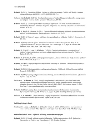 Janette Habashi CV | PDF