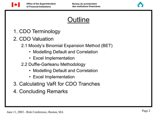 RISK2003_Part1&2_Slides_v2b | PPT
