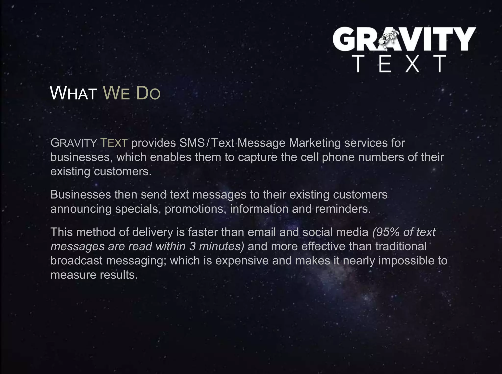 Gravity Text | PPTX