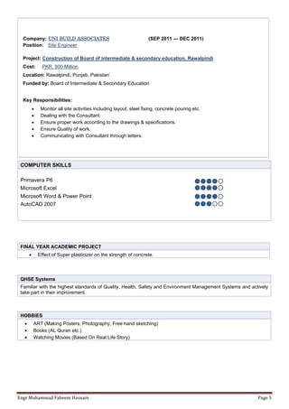 faheem cv | PDF