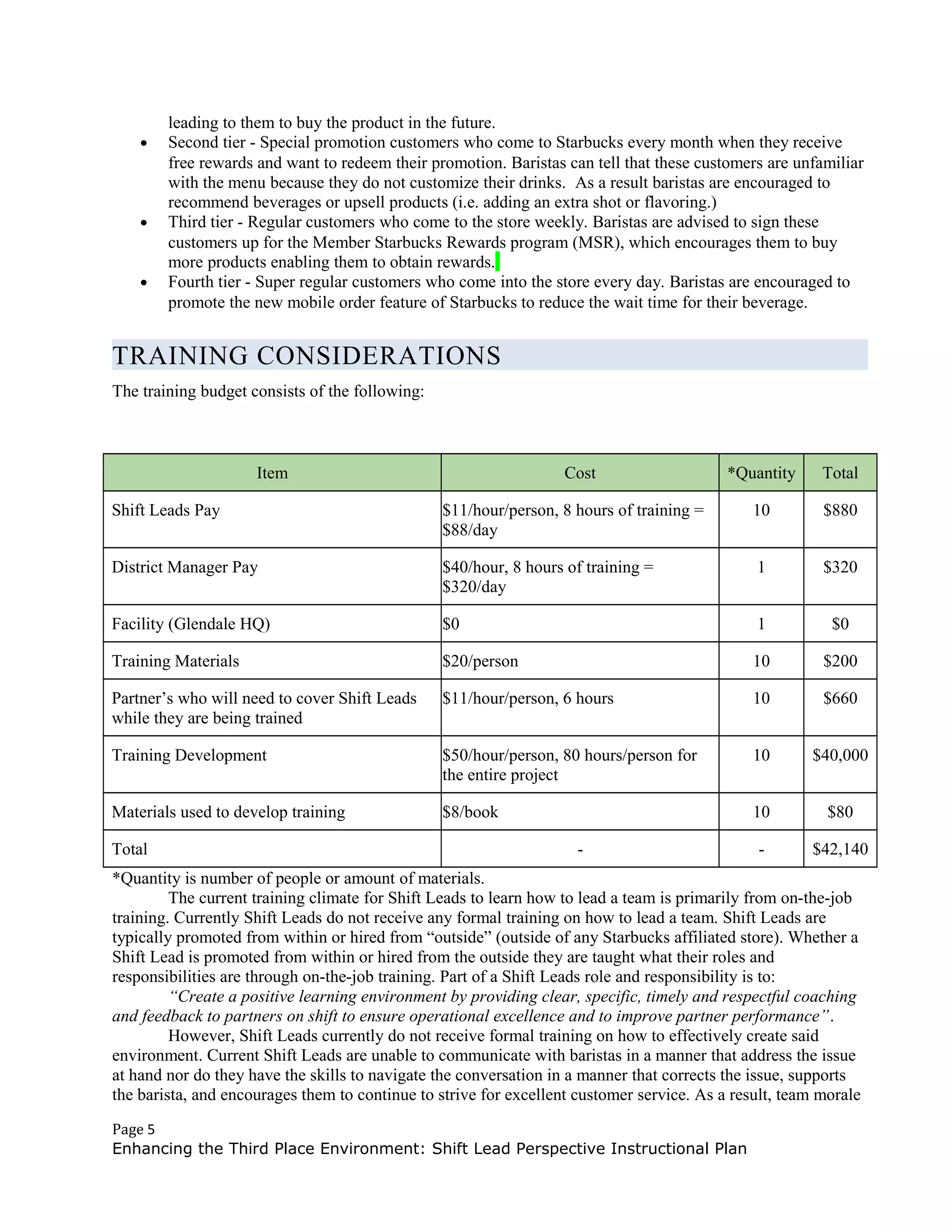 Starbucks Leadership Development Training | DOC | Human Resources ...