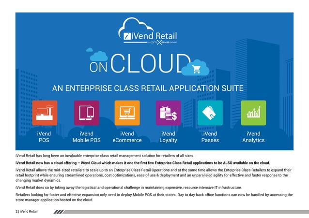 iVend Retail (English)-Brochure | PPT