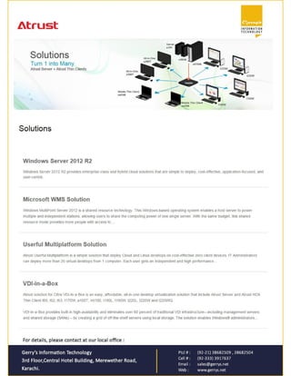 Atrust Solutions | PDF