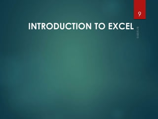 Excel Presentation | PPT