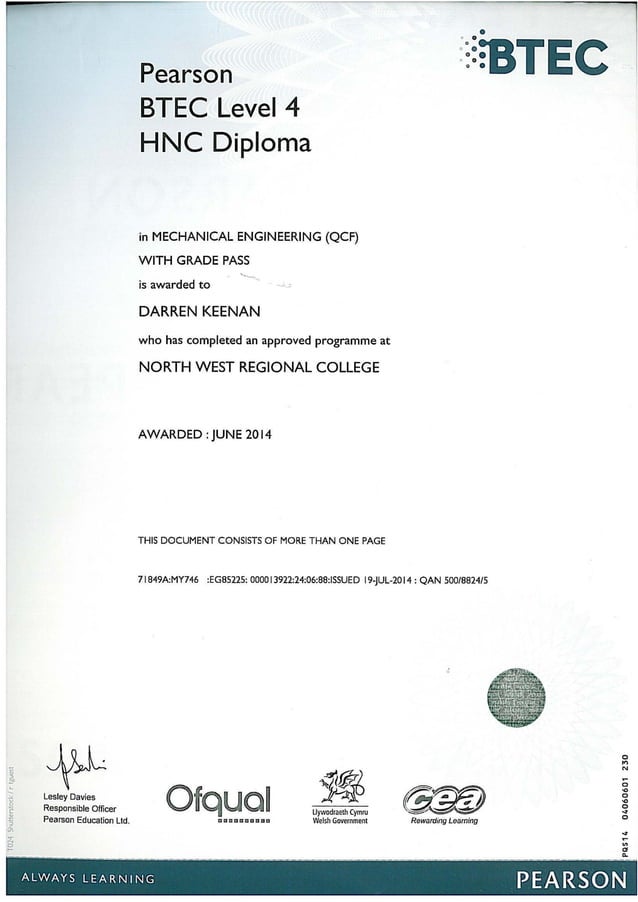 Trade Certificates | PDF