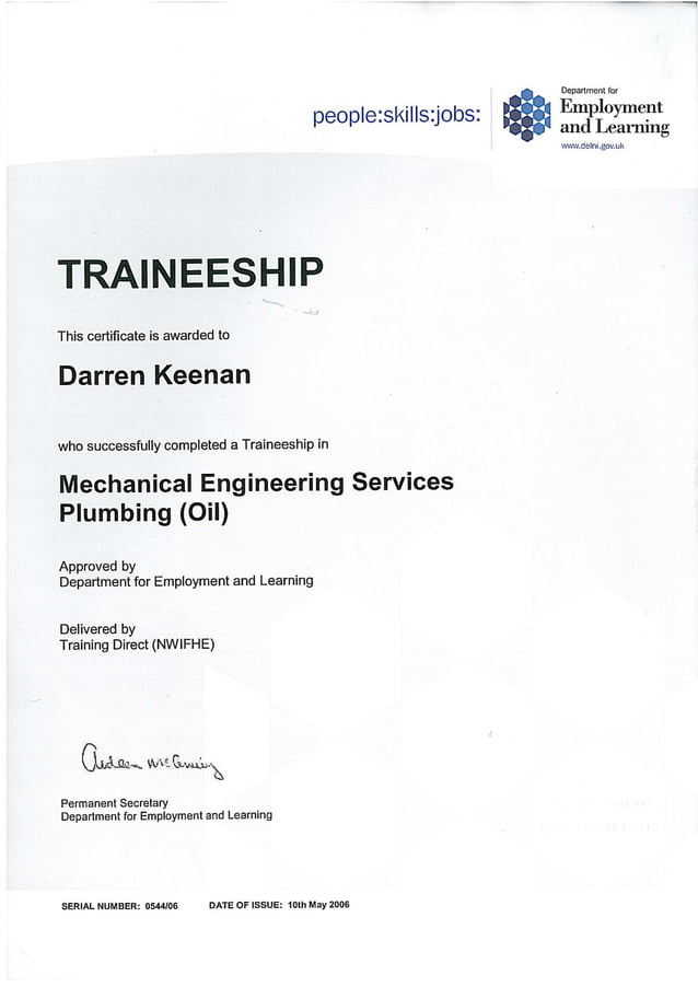 Trade Certificates | PDF