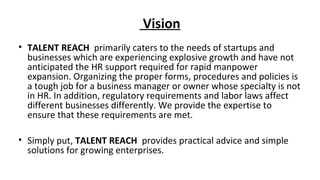Talent Reach Company Profile | PPT