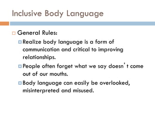 Inclusive Language | PDF
