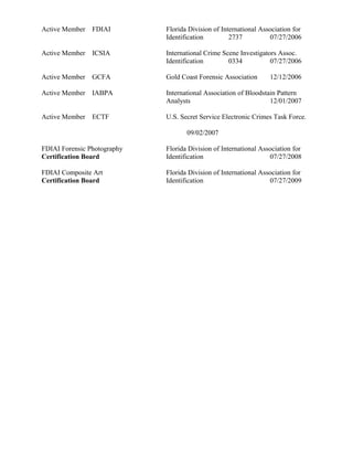 Crime Scene Investigation's CV-2013 | DOC