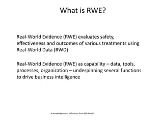 Pathway 2.0 for RWE and MA 2015 -John Cai | PDF