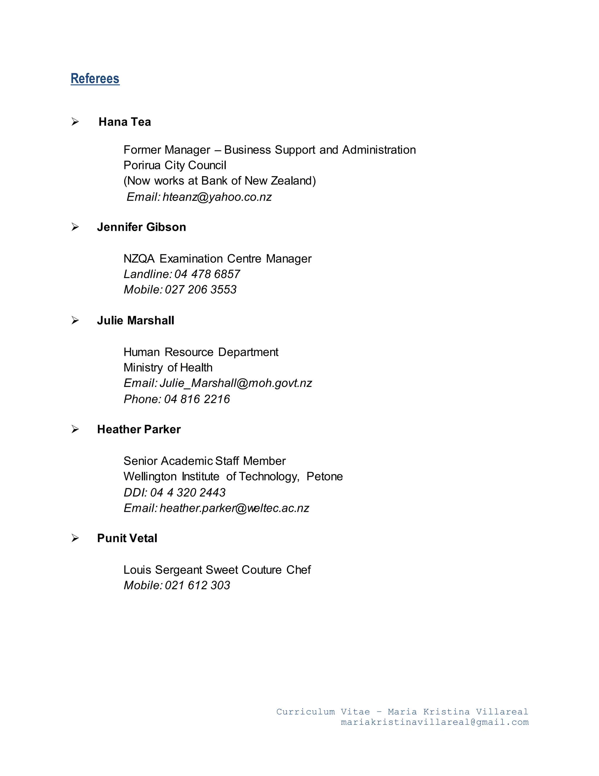 KVILLAREAL - CV | PDF