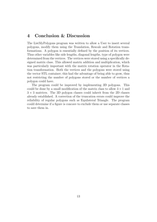 ListMyPolygons 0.6 | PDF