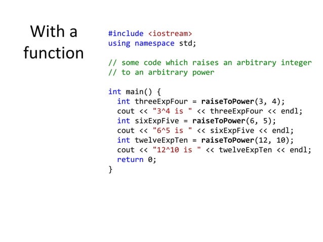 how to reuse code | PPT