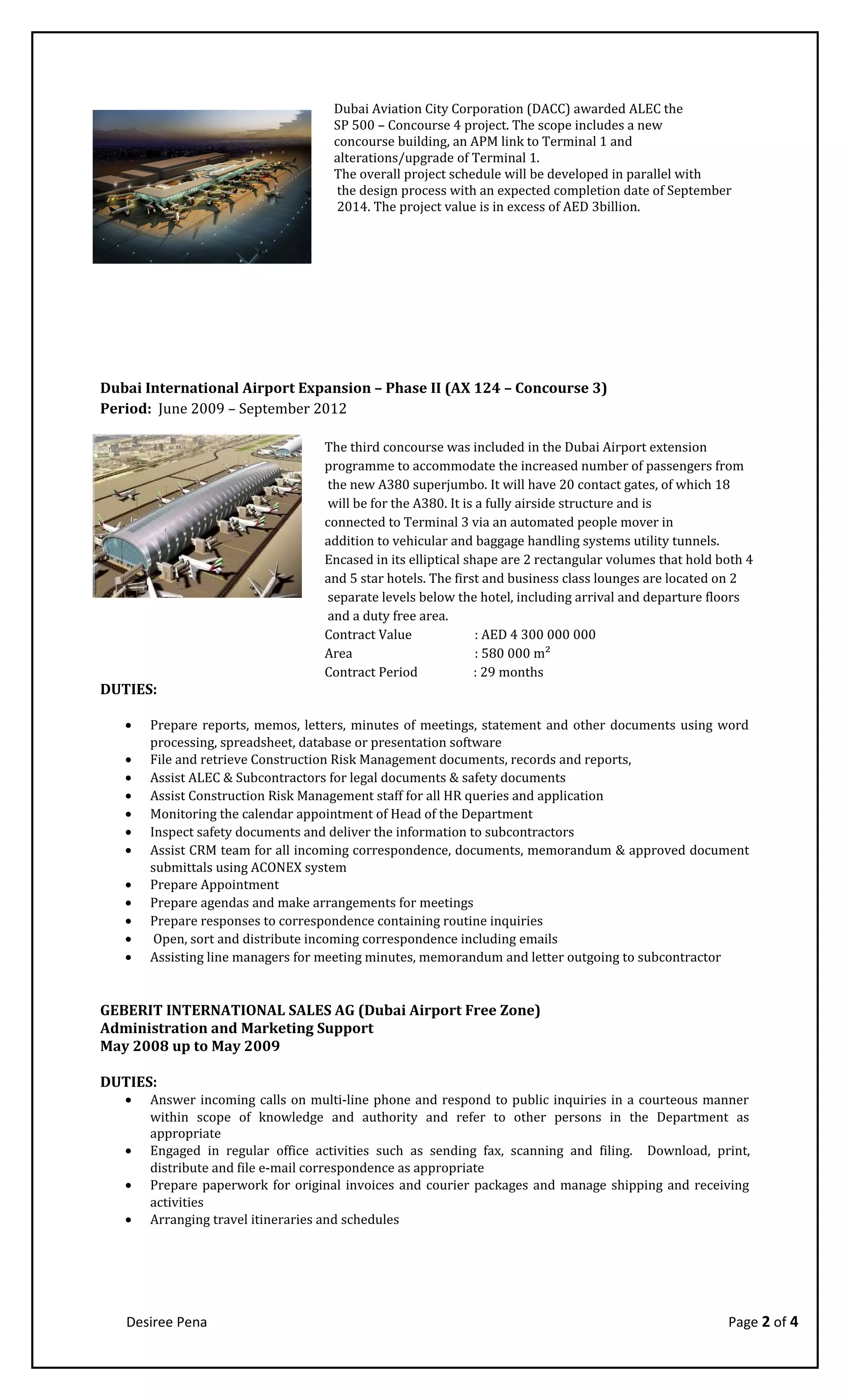 Desiree Pena-CV | PDF