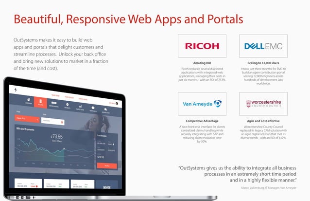 Outsystems_Brochure_Web | PDF | Computer Software and Applications | Computing