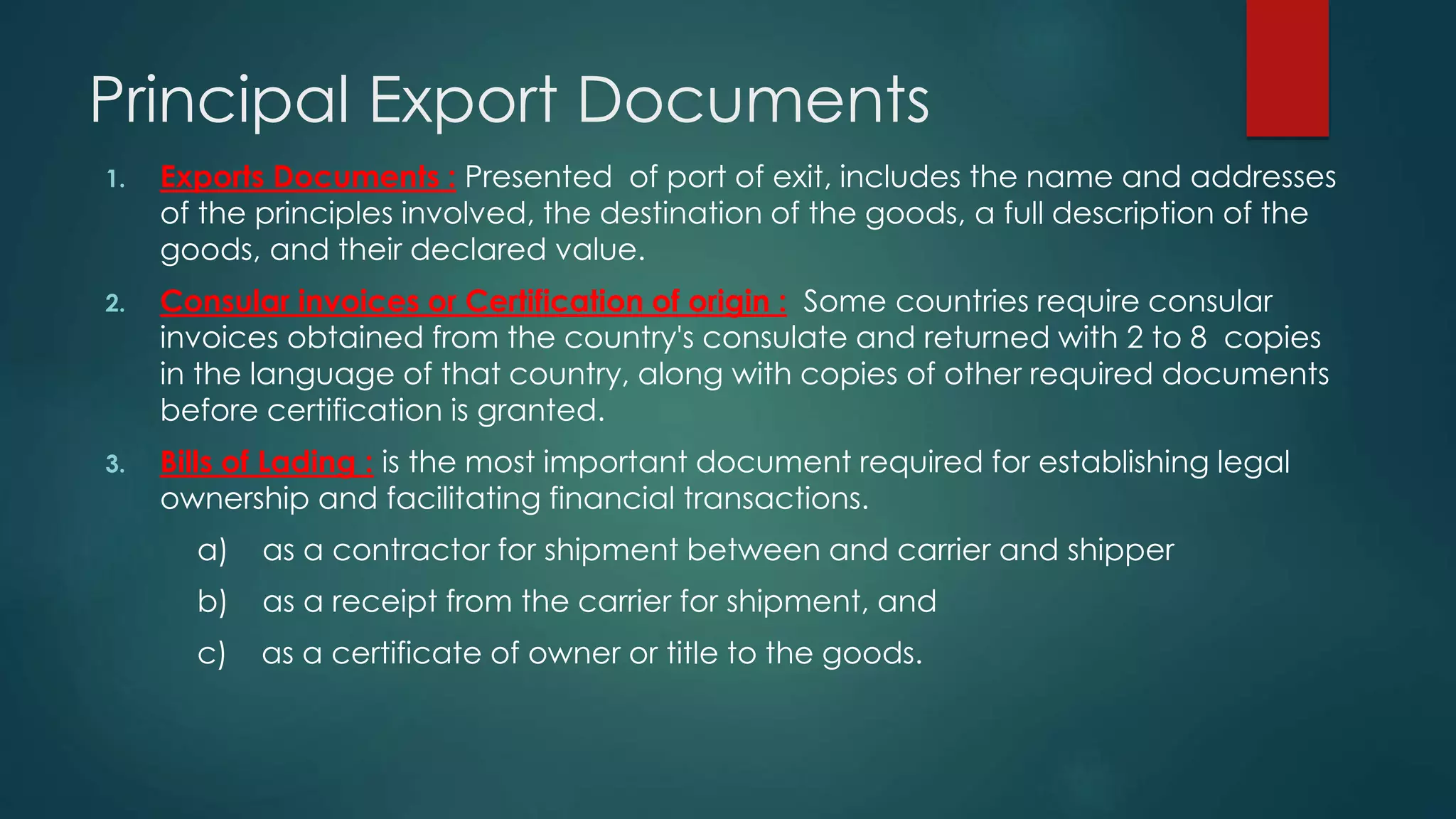 export international | PPTX