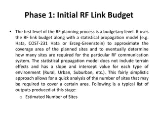 LTE Planning Basic | PPTX | Computer Networking | Computing