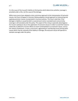 Pollution Exclusion | PDF