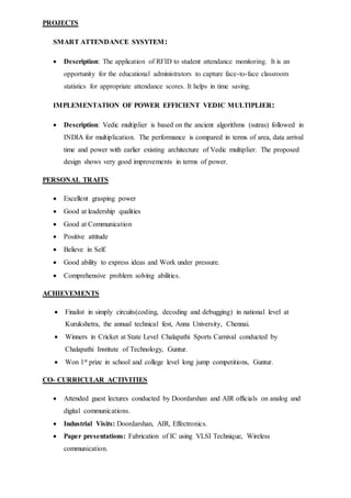Vamsi's Resume | PDF