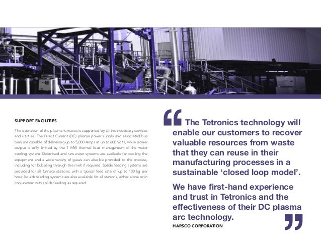 Tetronics Corporate Brochure