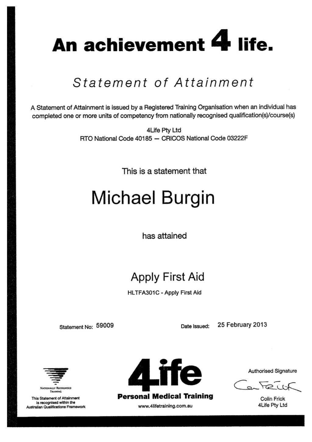 First Aid Certificate first-aid-certificate
