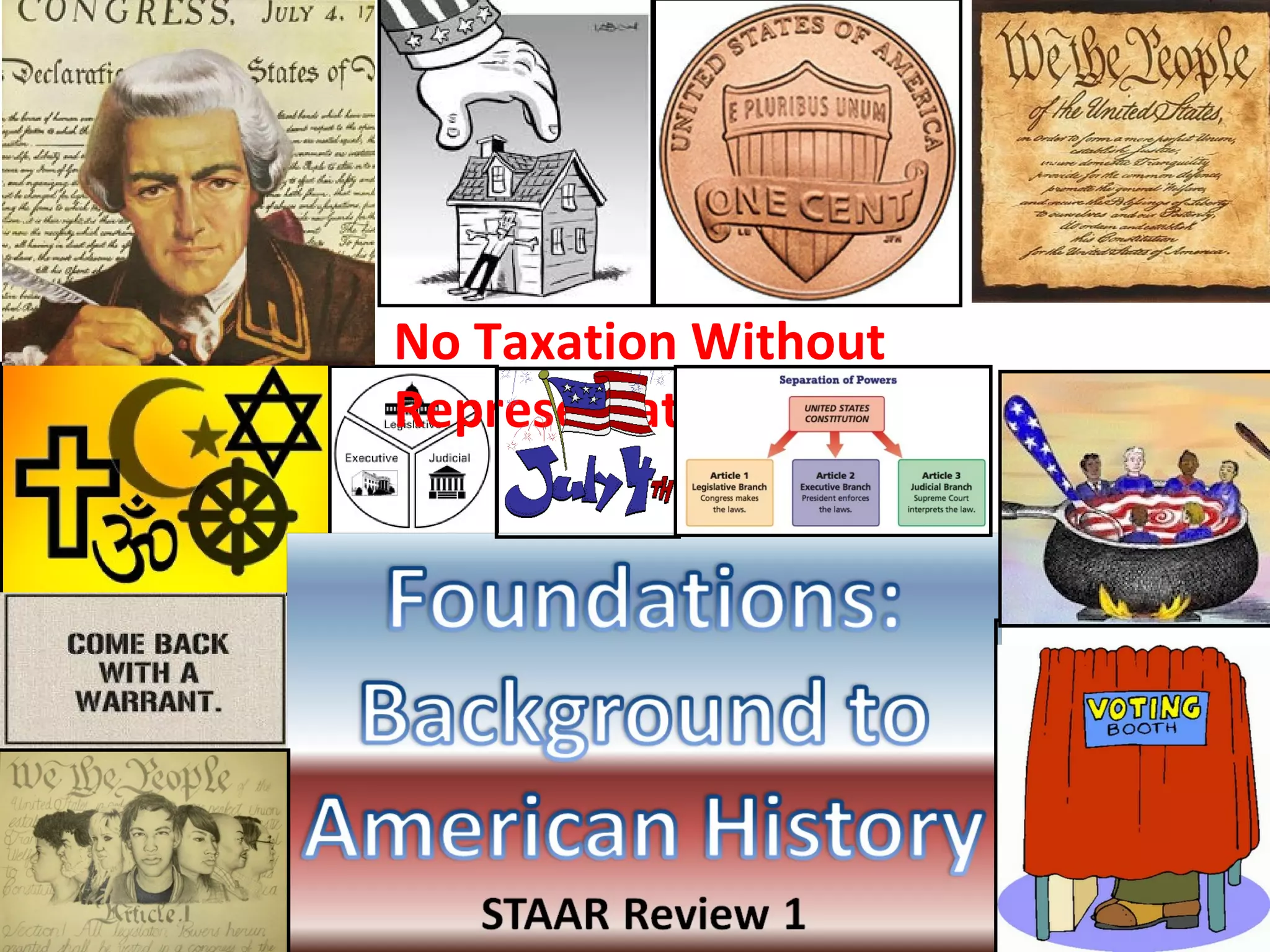 (1) background to american history | PPT