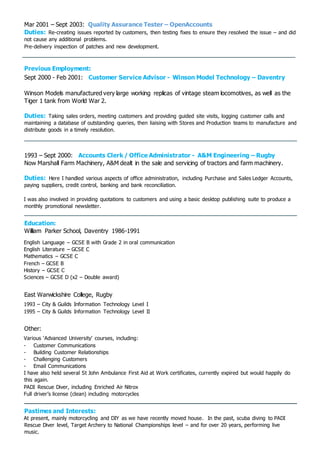 Paul Hodges - CV | DOCX