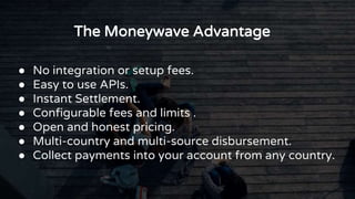 Flutterwave's Moneywave | PPTX | Credit Cards | Personal Debt