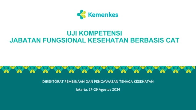 #1 Bahan Sosialisasi Ukom CAT untuk JF Nakes | PDF