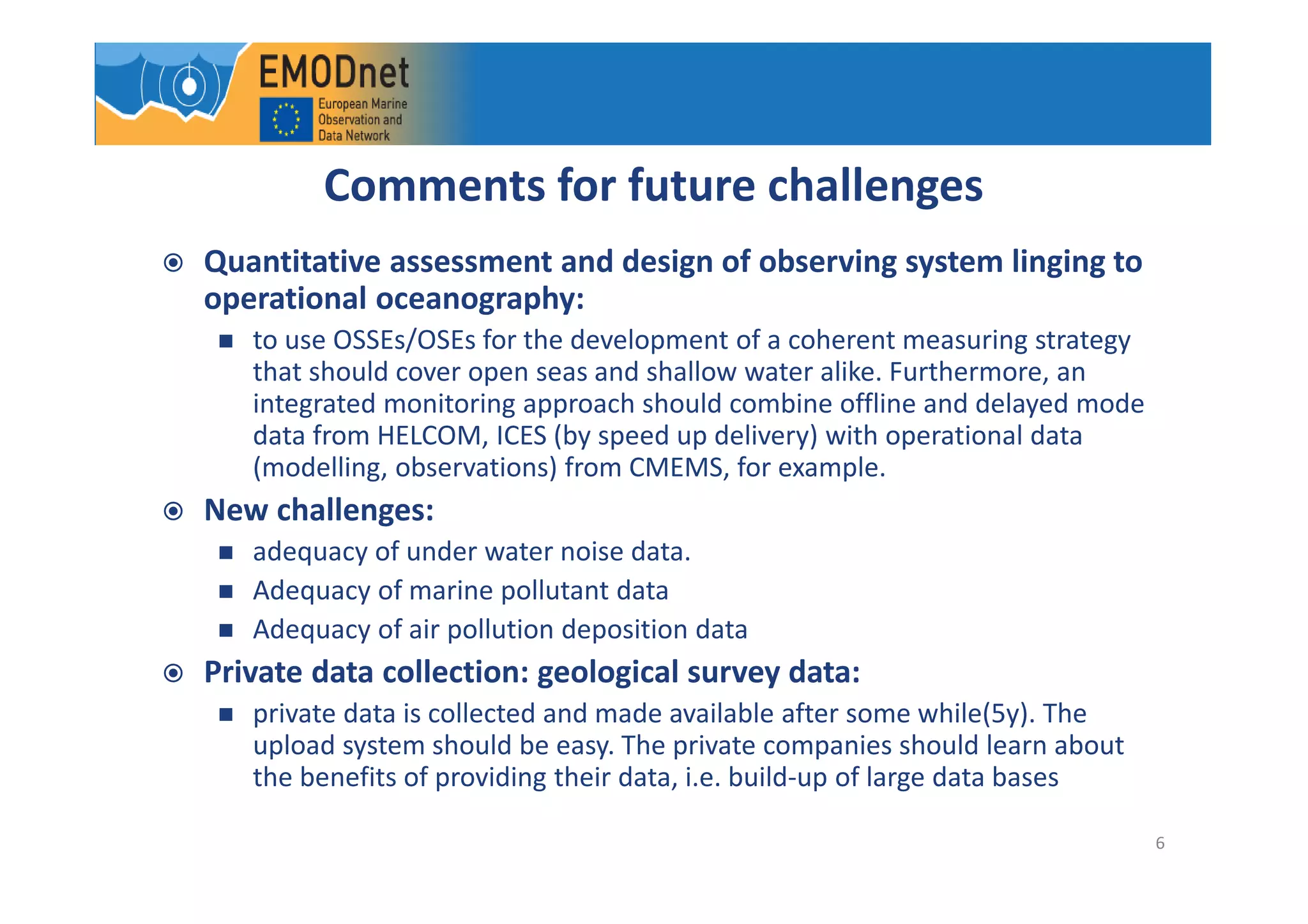 Outputs and recommendations from the Baltic Sea-basin Checkpoint ...