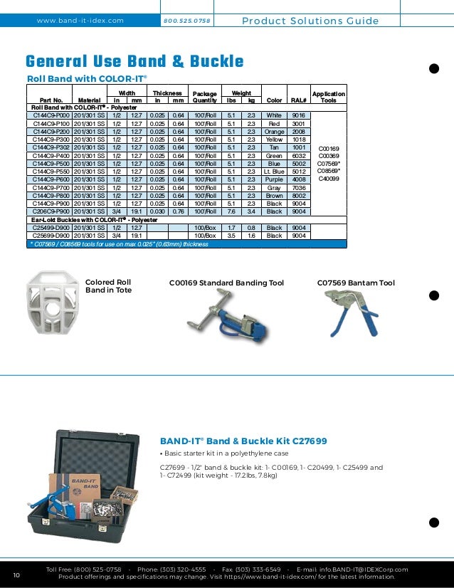 Band-IT Catalogue Product and Solutions Guide | PDF
