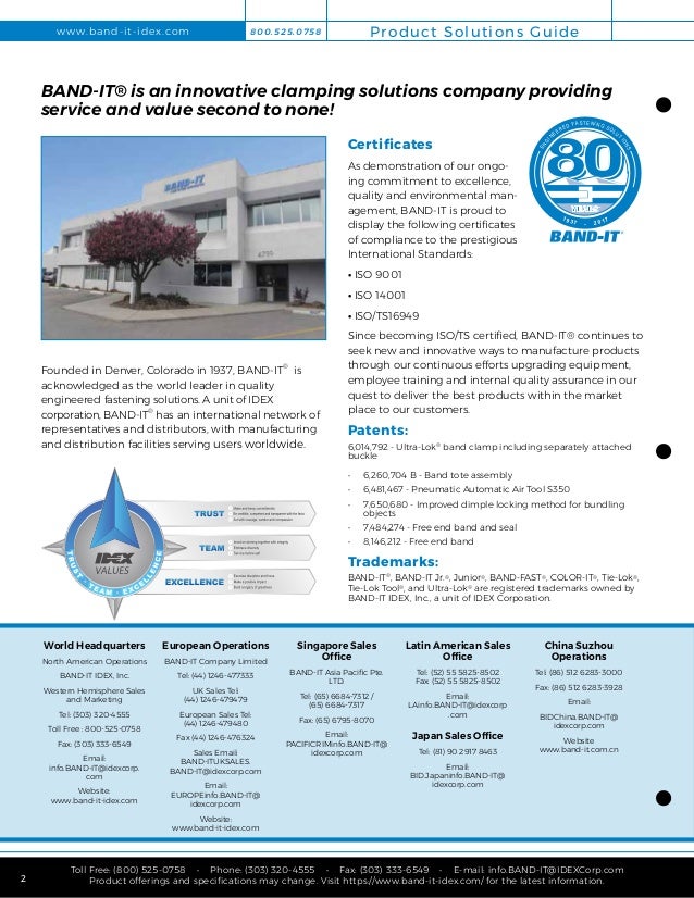 Band-IT Catalogue Product and Solutions Guide | PDF