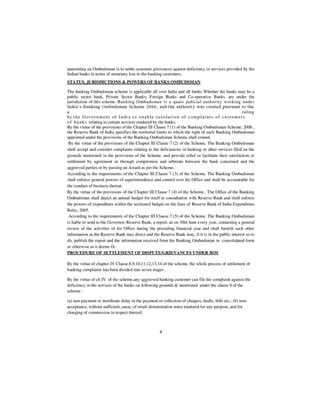BANK OMBUDSMAN AS DISPUTE REDRESSAL MECHANISM FOR BANKS IN INDIA AND ...