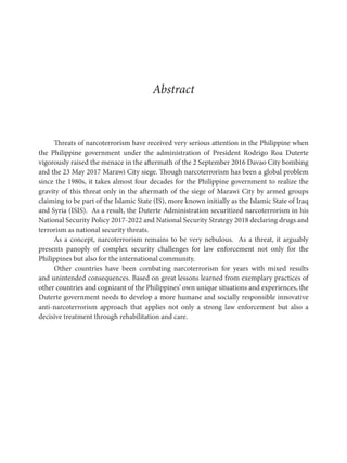Marawi City Siege and Threats of Narcoterrorism in the Philippines | PDF