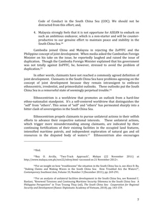 Functional Cooperation and Joint Development: A Way Ahead in the South ...