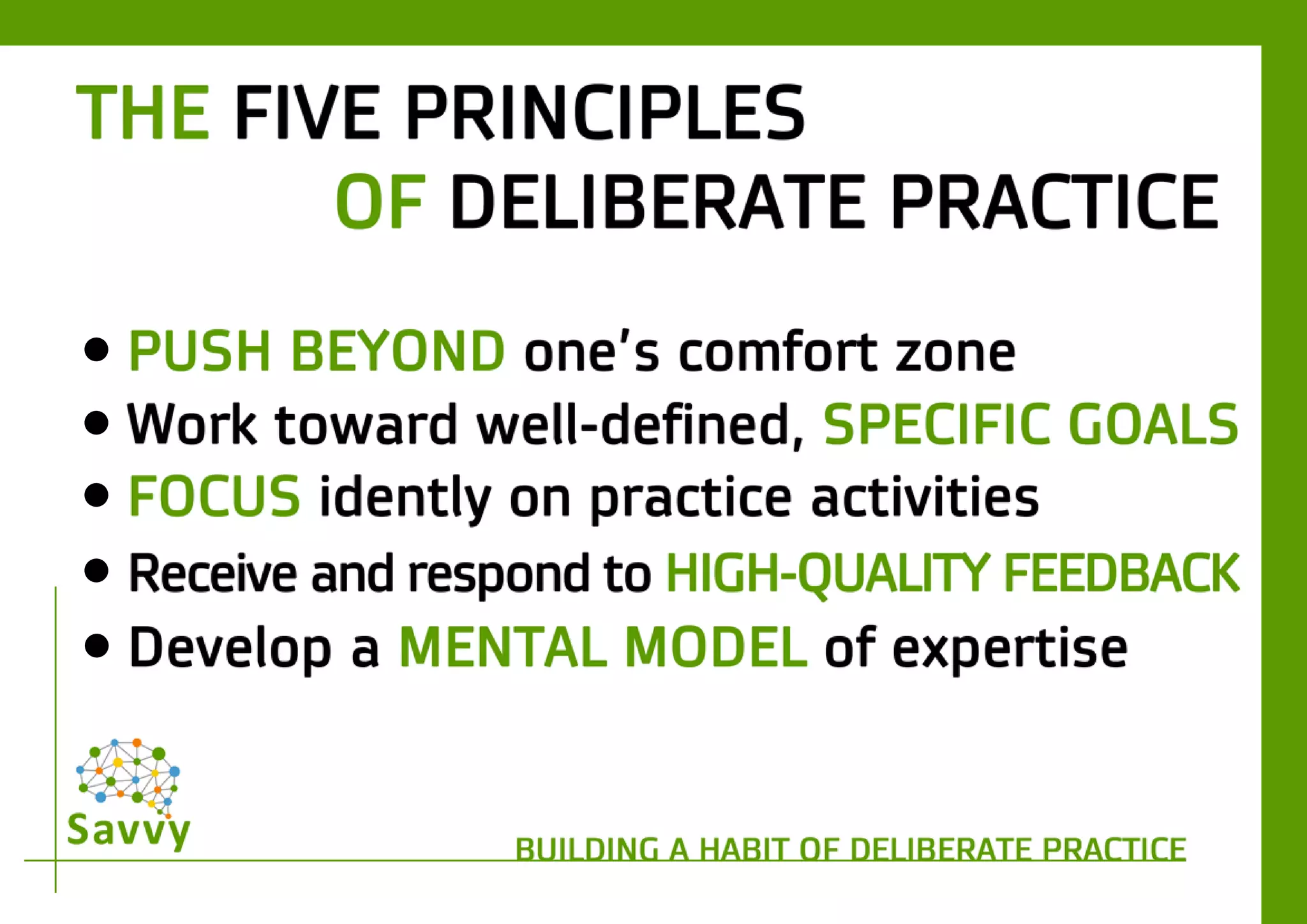 В'ячеслав Рудницький "Building a habit of deliberate practice" | PPT