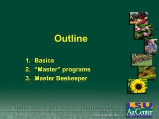 1 basic beekeeping school intro | PPT