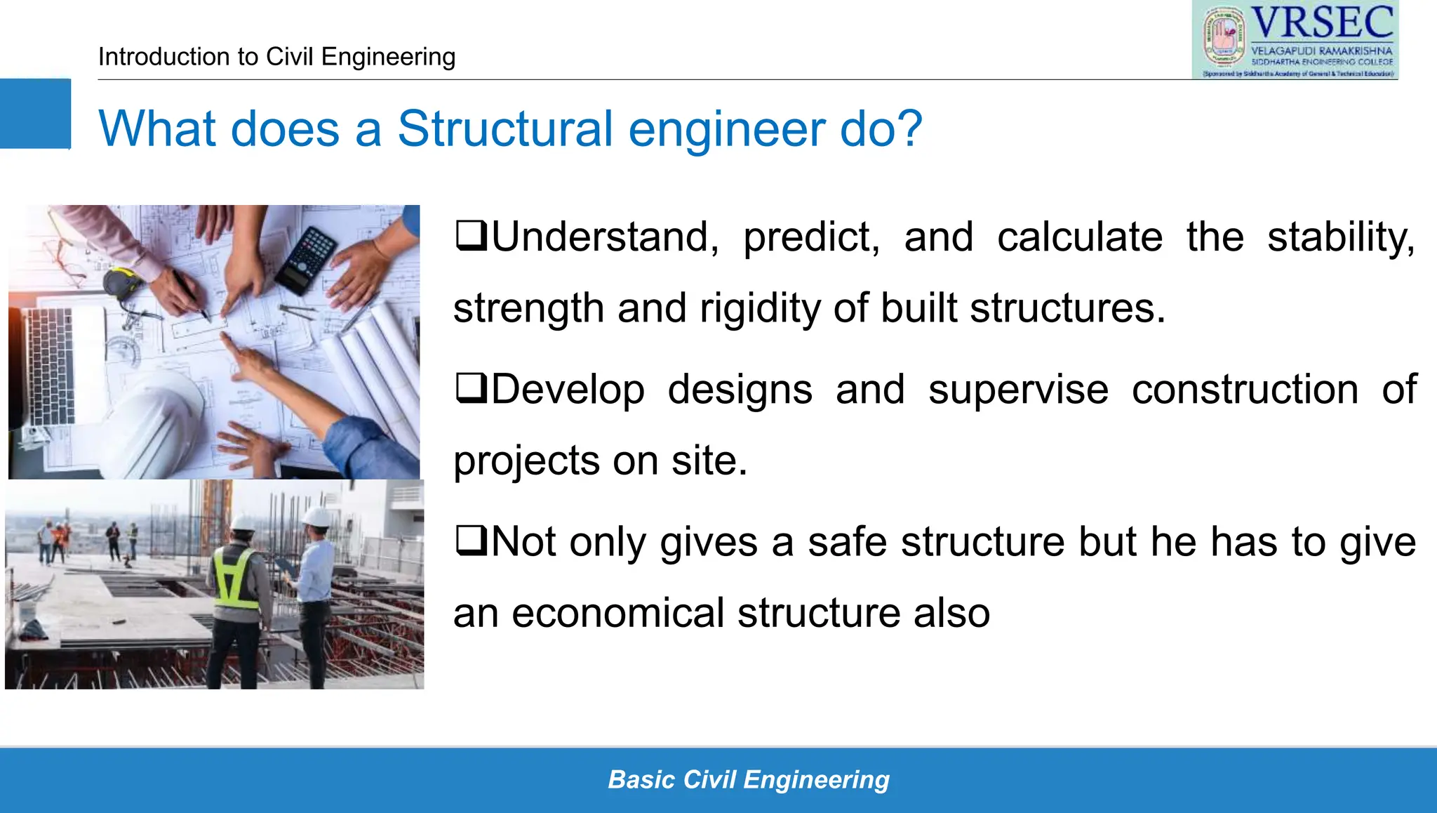 role of civil engineers in society and importance | PPTX