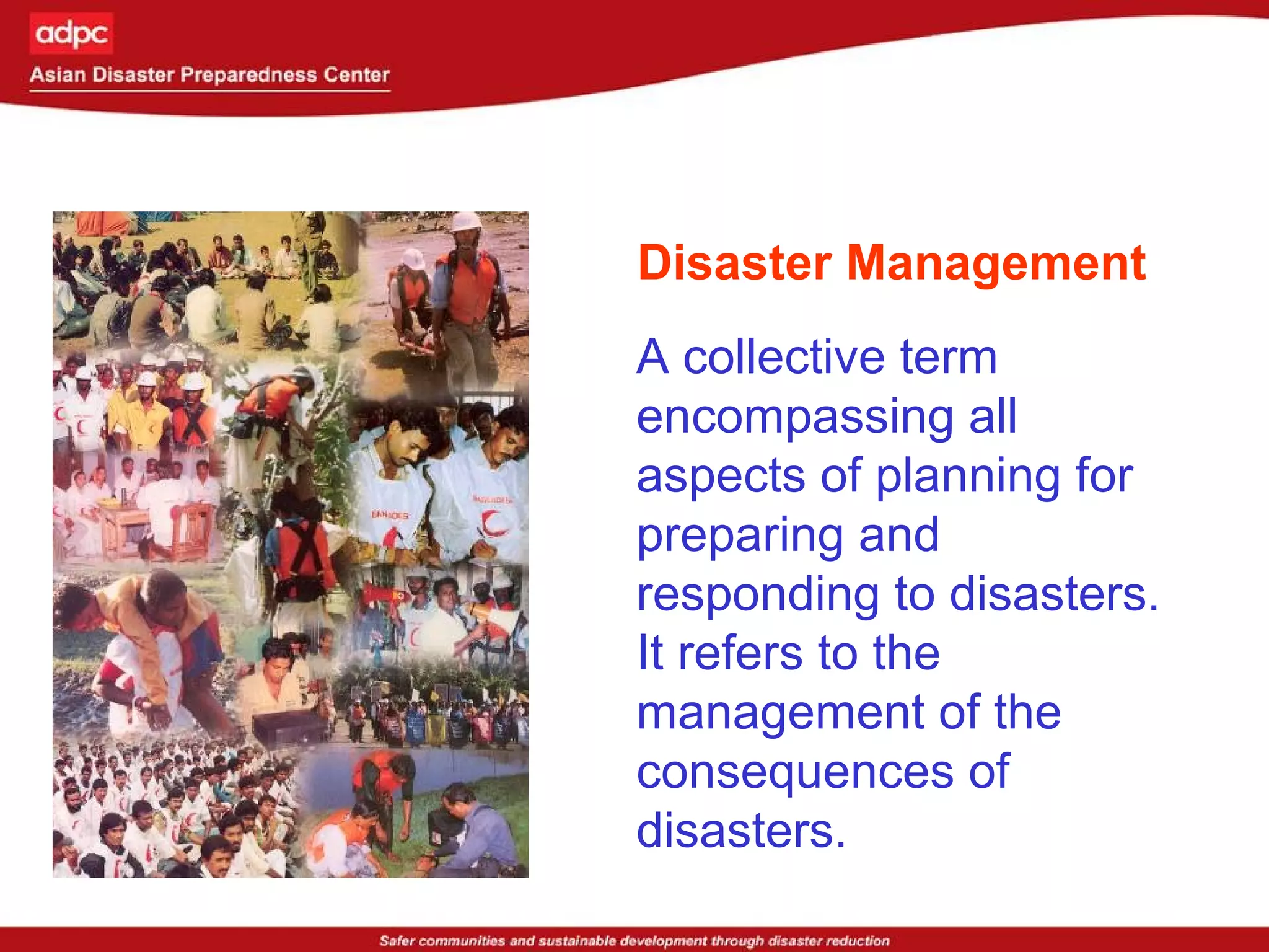 DRR basic concepts and terminologies of disaster risk reduction DRR | PPT