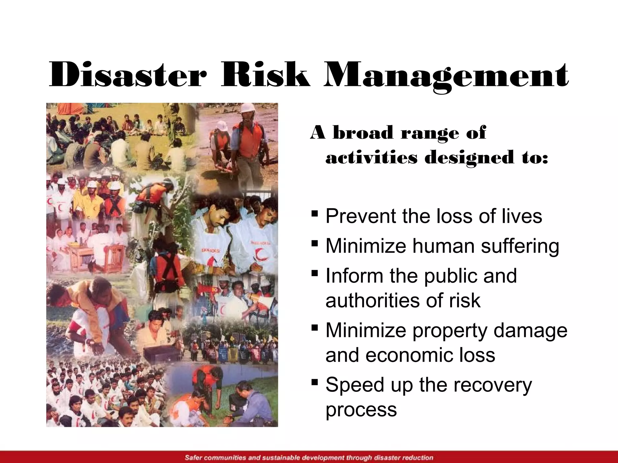 DRR basic concepts and terminologies of disaster risk reduction DRR | PPT