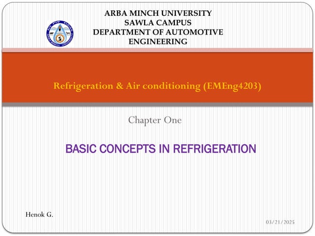 INTRODUCTION TO BASIC CONCEPTS IN REFRIGERATION.pptx