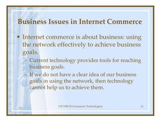 1 Basic E-Commerce Concepts for it 2ndt year | PPT | Internet | Computing