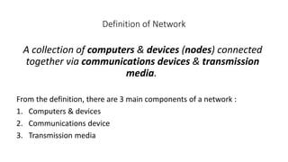 3.1.1 Basic Concept Of Network | PPTX