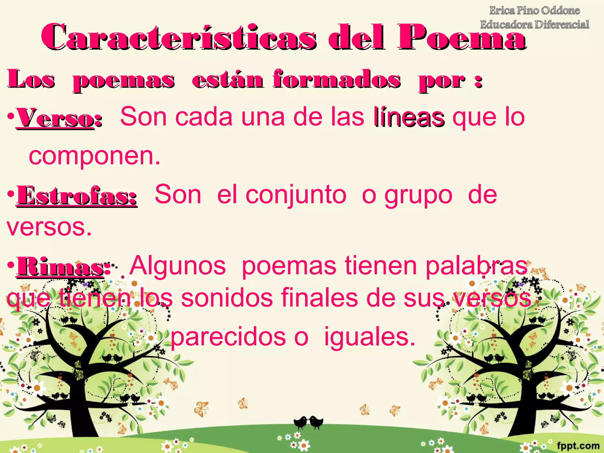 1° básico El poema ppt | PPT