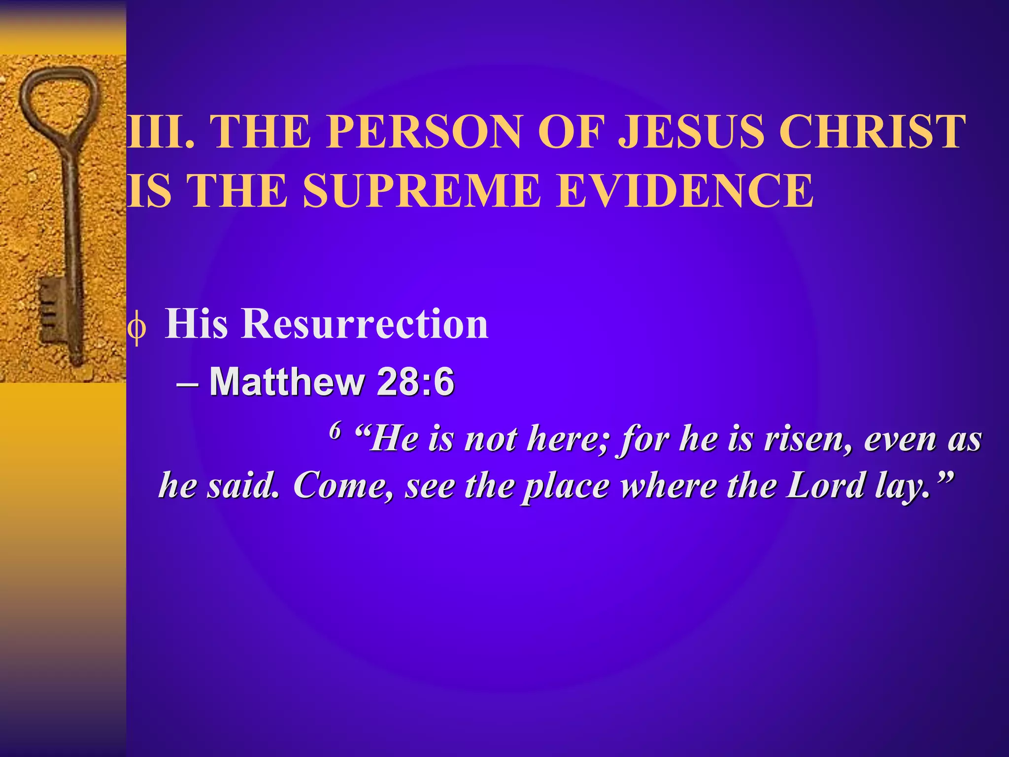 Lesson 1: Christian Evidences | PPTX