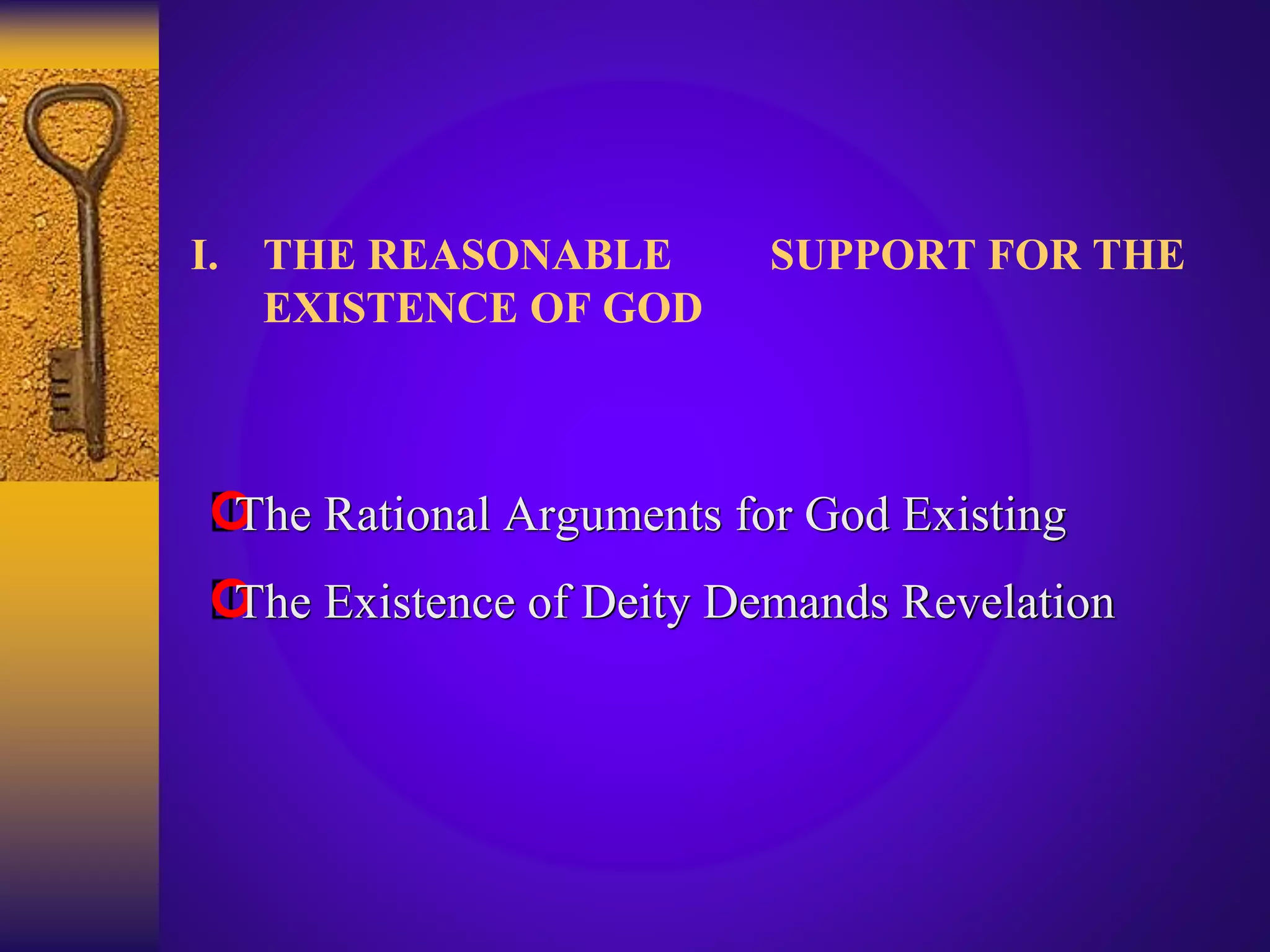 Lesson 1: Christian Evidences | PPTX