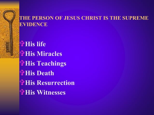 Lesson 1: Christian Evidences | PPTX | Christianity | Religion ...